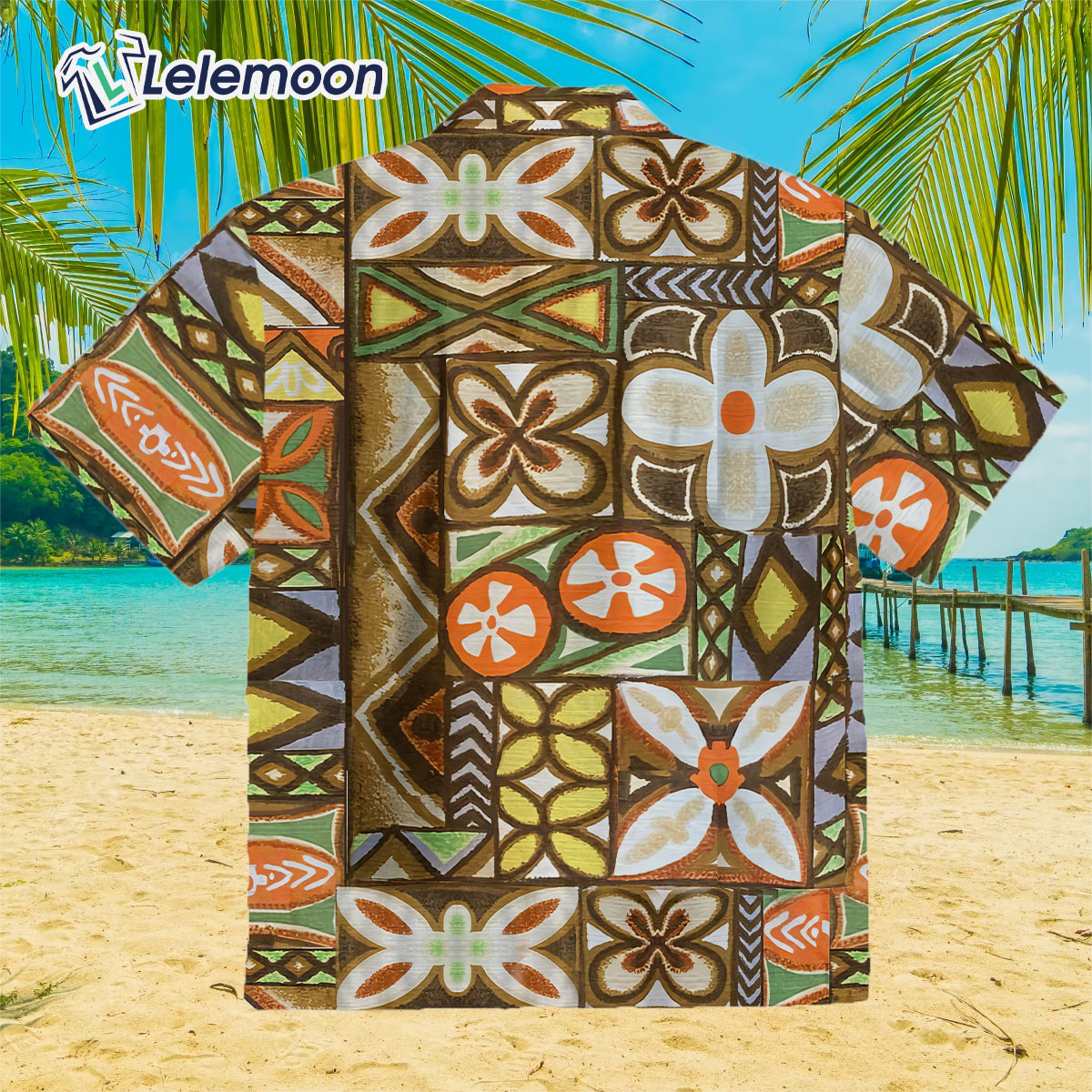 Vintage Hawaiian Shirt Pattern